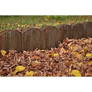 2 Pieces Edge Old Wood Board Stone MOLDS Edging Border Mould Garden Path #BR03