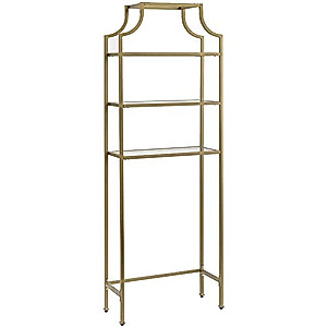 Crosley Furniture Aimee Space Saver, Gold