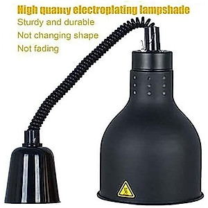 LINKANRUO Food Heat Lamp Ceiling Heat Lamp Food Service Pendant for Restaurant Heating Lamp for Food Warming w/Bulb Retractable Buffet Food Heat Lamp Warmer Lamp Lamps(1pack)