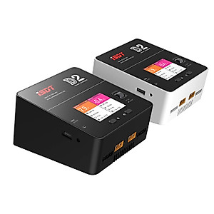ISDT D2 Mark 2 LiPo Battery Balance Charger Duo Discharger Dual 200W 12A2 AC Dual Channel Output 1-6S Li-ion Life NiCd NiMH LiHV PB Smart Battery