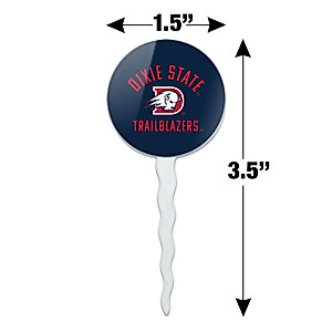 GRAPHICS & MORE Dixie State Trailblazer Cupcake Picks Toppers Decoration Set of 6
