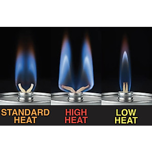 Hollowick Easy Heat 6-3-8 Adjustable Heat, Liquid Wicked Chafing Fuel with a Pop Top (6 Cans/Carton)