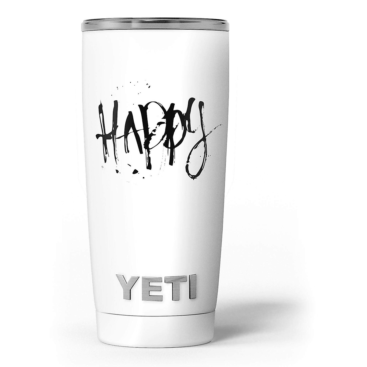 Design Skinz Happy Splatter - Skin Decal Vinyl Wrap Kit Compatible with The Yeti Rambler Cooler Tumbler Cups