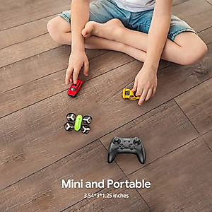Tomzon A23 Mini Drone for Kids with LEDs, Kids Drone with High Speed Rotation, Throw to Go and 3D Flip, Toy Drone with Circle Fly, Headless Mode, 3 Speeds, 2 Batteries