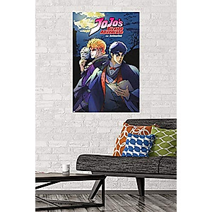 Trends International JoJo's Bizarre Adventure - Season 1 Key Art Wall Poster, 22.375" x 34", Unframed Version