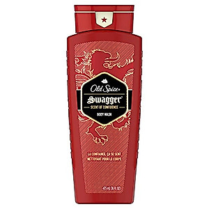 Red Zone Swagger Body Wash for Men, Scent of Confidence, 21 fl oz
