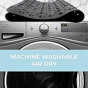 ENKOSI Large Bath Mat - Shower Mat Non Slip - Non Slip Bathtub Mat - Long 40 x 16 Inch Bathroom Mats for Tub Nonslip - Anti Slip Bathmats - Tub Mat - Bathtub Mat Non Slip - Bath Mat for Tub (Black)