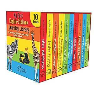 My First English-Italiano Learning Library (la mia prima biblioteca delle parole Inglese-Italiano): Boxset of 10 English - Italian Board Books (English and Italian Edition)