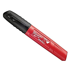 MILWAUKEE ELEC TOOL 48-22-3103 Medium, Chisel Black Marker,