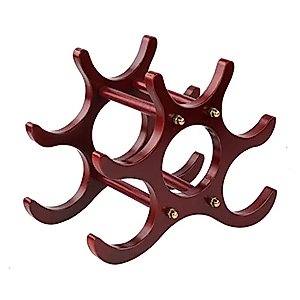 DOUBA European-Style Wooden Wine Rack Wine Bottle Cabinet Shelf Wooden Shelf Storage Rack Retro Display Cabinet