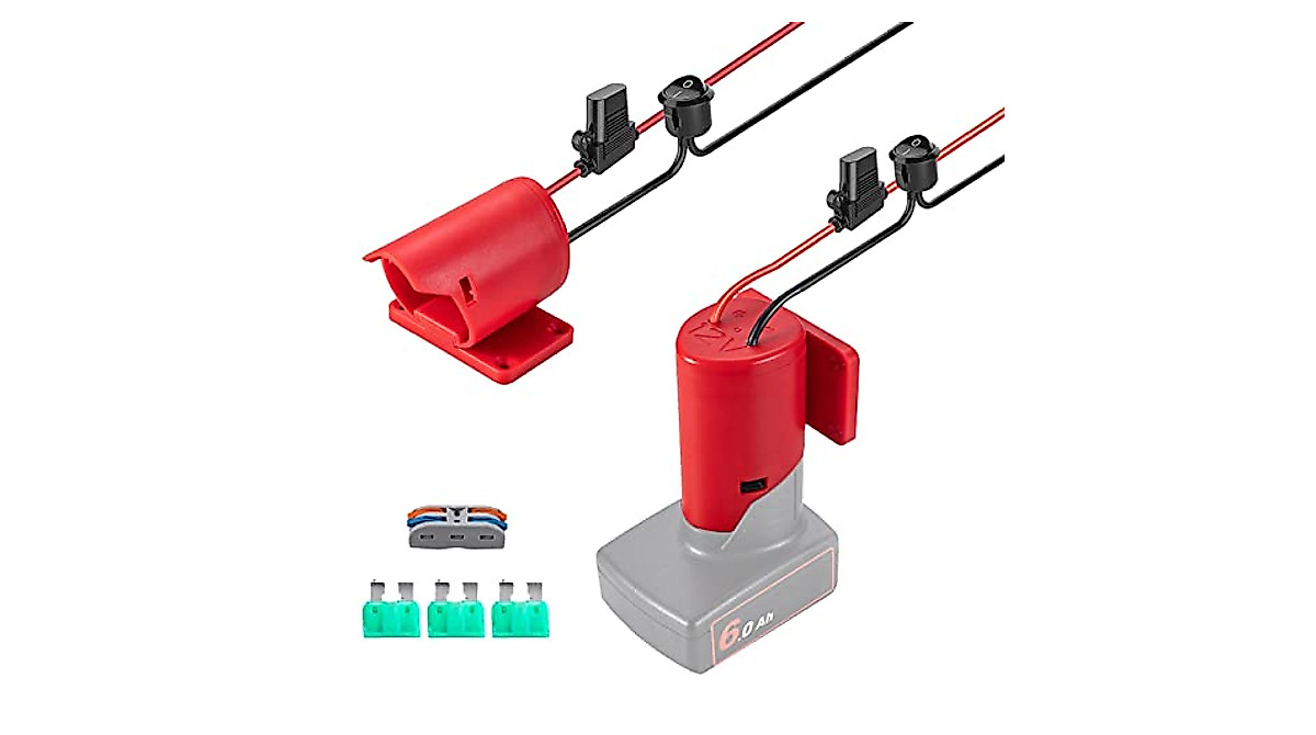 Milwaukee M12 Power Wheels Adapter w/ Fuse & Switch | DIY