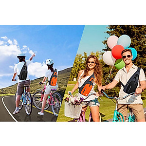 Y&R Direct Sling Backpack Sling Bag Travel Hiking Gifts for Men Women