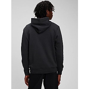 GAP mens Logo Fleece Hoodie Sweatshirt, Moonless Night, XX-Large US