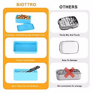 6PCS Lunch Bento Box Accessories for Kids, 4.5oz Silicone Lunch Box Dividers with Lids Small Silicone Food Storage Container for Snack Sauce Condiment Soup Yogurt Salad Dressing (Rectangular)