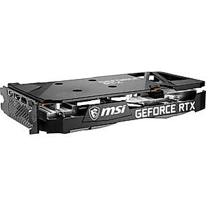 MSI Gaming GeForce RTX 3050 8GB GDRR6 128-Bit HDMI/DP PCIe 4 Torx Twin Fans Ampere OC Graphics Card (RTX 3050 Ventus 2X 8G OCV1)
