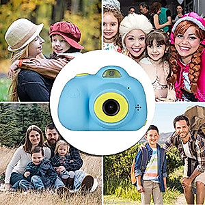 GIENEX Kids Camera for Boys Gifts, 12.0MP Selfie Video Digital Camera with Flash for Children, Shockproof Mini Learning Toy Cameras for Boy Girl Birthday Travel Gifts