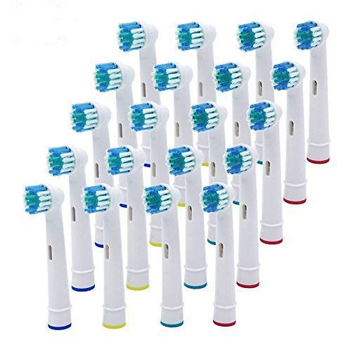 Ronsit Replacement Brush Heads Compatible with Electric Toothbrush for Professional Care SmartSeries/Advance Power/Pro Health/Triumph/3D Excel/Vitality Dual Clean (20)