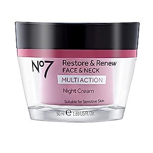 No7 Restore & Renew FACE & NECK MULTI ACTION Cream 1.69 fl oz