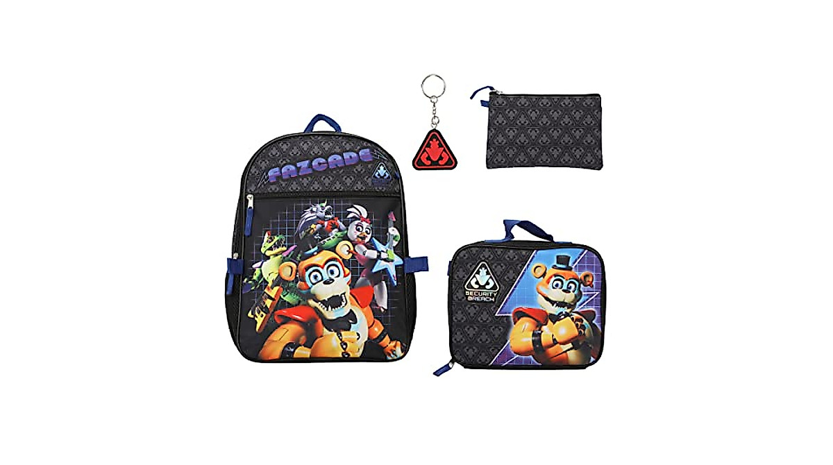 Five Nights At Freddy's Backpack Set for Kids - Officially Licensed Gear