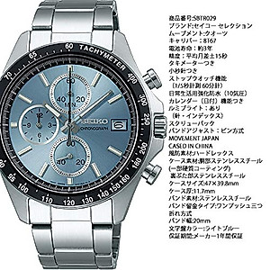 SEIKO SBTR029 mens male Spirit Quartz Chronograph Watch Shipped from Japan