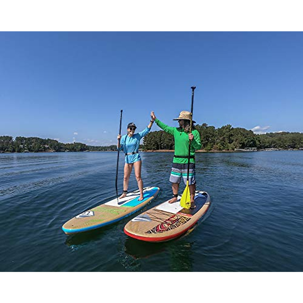 Boardworks Triton | Recreational Stand Up Paddleboard | Bombshell Epoxy Hardboard | 11' 6", Bamboo/Black (4440519518)