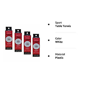 NITTAKU 3-Stars Premium 40+ Table Tennis Ball (Pack of 12 Balls)