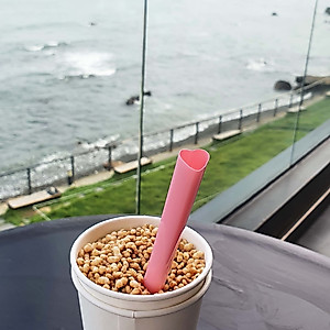 The best MOON Jumbo Smoothie Straws Heart shaped Pink Straws Disposable Drinking cute straws Individually Wrapped Pink Plastic Straws milkshake Valentines day Champagne valentine's day 50pcs