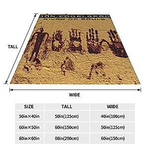 Flannel Blanket Dan Fogelberg Soft Lightweight Throw Blanket Warm Durable Sofa Couch Decor Beding 50"X40"