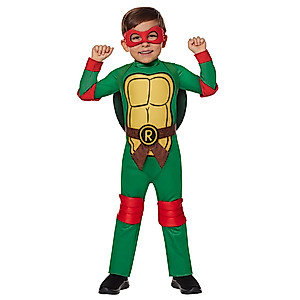 Spirit Halloween Teenage Mutant Ninja Turtles Toddler Raphael Costume | Officially Licensed | TMNT | Group Costumes