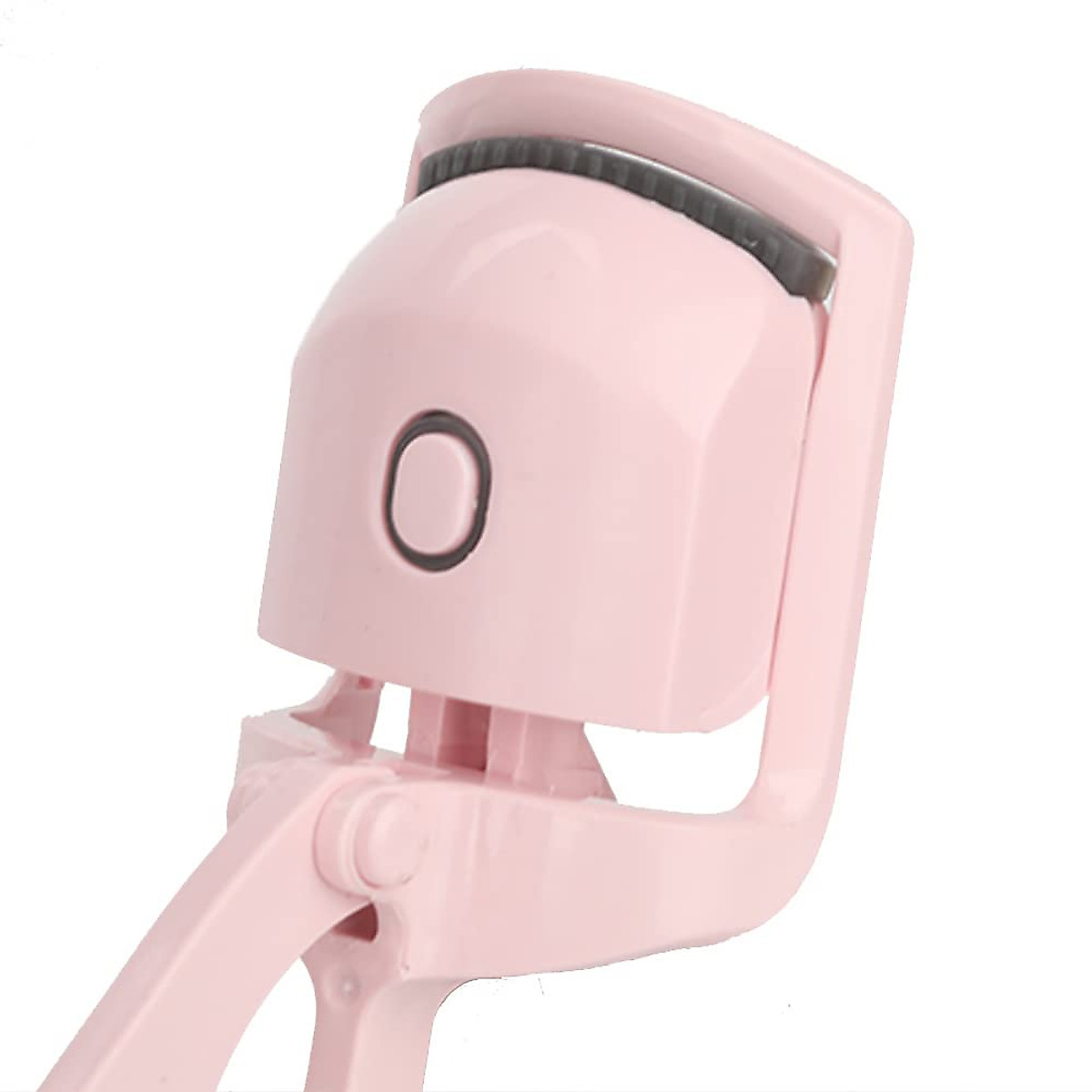 yANGLIU Heated Eyelash Curlers, Handheld Eyelash Heated Curler, USB Rechargeable Two-Speed Temperature Control Eyelash Curler with Sensing Heating Silicone Pad,Quick Natural Long Lasting (Pink) (Pink)