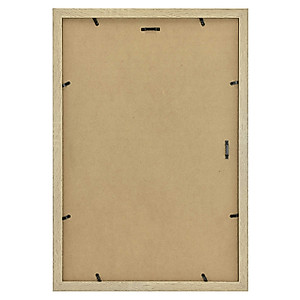 MCS Studio Gallery 16x24 Poster Frame Natural Woodgrain, Vertical & Horizontal Wall Hanging Large Picture Frame for Photos, Posters & Art Prints (1-Pack)