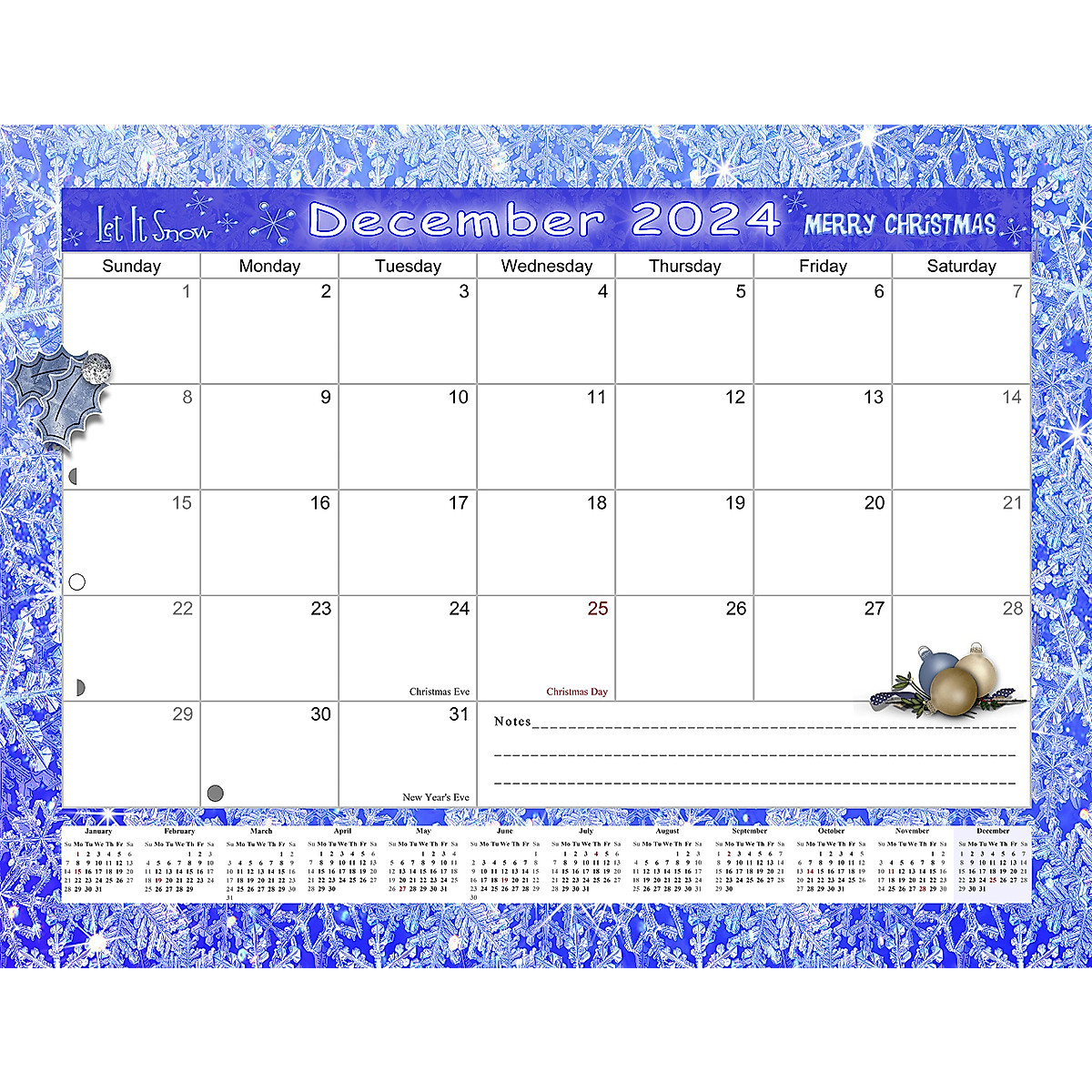 2023-2024 Calendar 16 Months Student Calendar/Planner for 3-Ring Binder, Desk, or Wall -v029