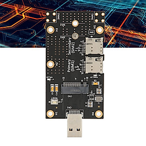M.2 NGFF to USB 3.0 Adapter Card, 3042/3052 NGFF (M.2) to USB 3.0 A Adapter with Nano SIM Card Slot for 3G/4G/5G Module
