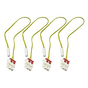 NGHTMRE DA32-00006W 4PCS Defrost Temperature Sensor for Samsung Refrigerator RS2623VQ RS2623WW RS2666SW RSG307AARS RSG309AARS