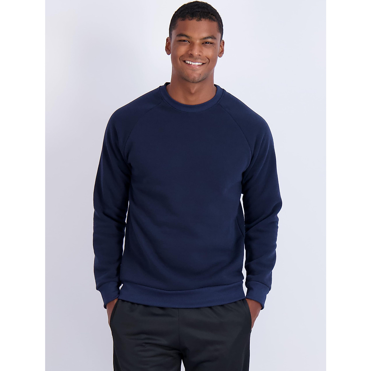 3 Pack: Men's Big and Tall Heavy weight King Size Fleece Long Sleeve Crew Neck Pullover Sweatshirt Sweater Soft Plush Active Breathable Athletic Workout Casual Warm Fashion Winter Work Set 4, 4X Tall