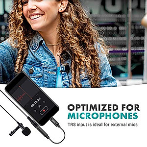 Movo UCMA-1 Female 3.5mm TRS Microphone Adapter Cable to USB Type-C Connector Dongle - Compatible with Samsung Galaxy, Pixel, Moto, HTC, iPad Pro Smartphones and Tablets - USB C to 3.5mm Audio Adapter