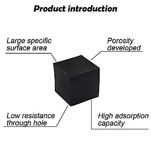 Eco-Aquarium Water Purifier Cube Filter Activated Carbon Ultra Strong Filtration and Absorption for Aquarium,Ponds,Fish Tank, Water Tank, Water Purification