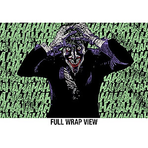 Batman - Joker OFFICIAL Insanity 18 oz Insulated Water Bottle, Leak Resistant, Vacuum Insulated Stainless Steel with 2-in-1 Loop Cap