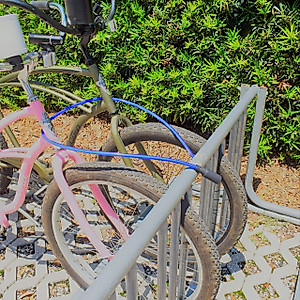 DocksLocks Weatherproof Security Cable Lock with Keys (5ft to 25ft Lengths) Anti-Theft for Kayak, Bike, Paddleboard, Scooter, Equipment, Bicycle 5ft