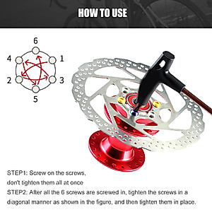 M5x10mm Bolts, Alloy Steel Bike Brake Disc Screw 12pcs for Mountain Bikes for Road (green)