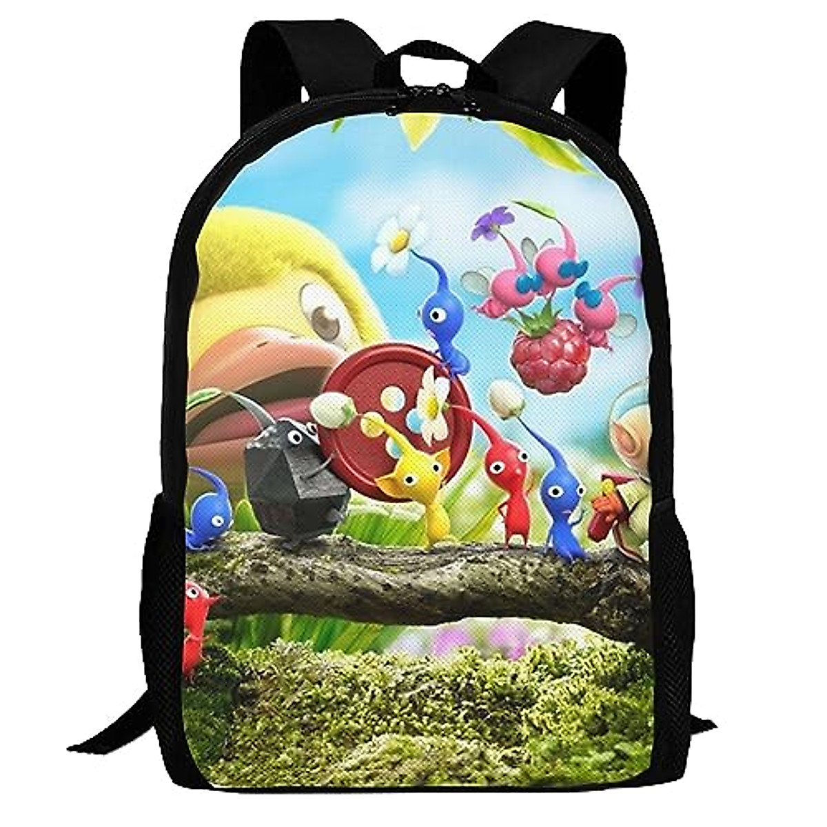 RACEK Game Pik-min Backpacks Fashion Large Capacity Travel Camping Hiking Daypack 3D Printed Travel Laptop Bag For Men Women