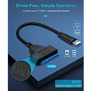 ZEXMTE M.2 NGFF or mSATA to USB 3.0 Adapter 2-in-1 NGFF or mSATA Converter Reader Card with SATA Cable Converter as Portable Flash Drive External 2.5 inch Hard Drive,Support SATA NGFF B/B+M Key SSD