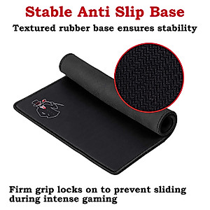 Hypernova Gaming Mouse Pad, (12 x 10 x 0.2 inches), Best Laptop Mousepad, Waterproof, No-Slip Base, Resilient Stitched Edges, PC, Perfect for Video Games