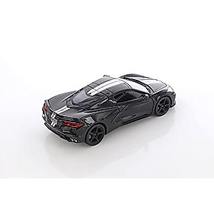 2020 Chevy Corvette Stingray Z51 Coupe, Black - Maisto 31527BK - 1/24 Scale Diecast Model Toy Car