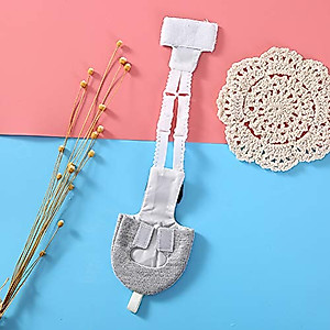 ULTECHNOVO Creative Pet Bird Clothes Parrot Diaper Bird Pant Pet Flying Suit Pilot Clothing for Cockatiel Parakeet (Dark Grey) Pet Toys Games