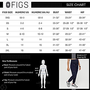 FIGS Zamora Jogger Maternity Scrub Pants for Women - Navy, Tall L