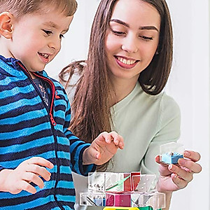 Balance IQ Maze Game Mini Fidget Puzzle Box 12Pcs for Kids and Adults Brain Teaser Puzzle Cubes for Challenge, Decompression and Special Needs Best Stocking Stuffers &Party Favor Games, Prizes Gifts