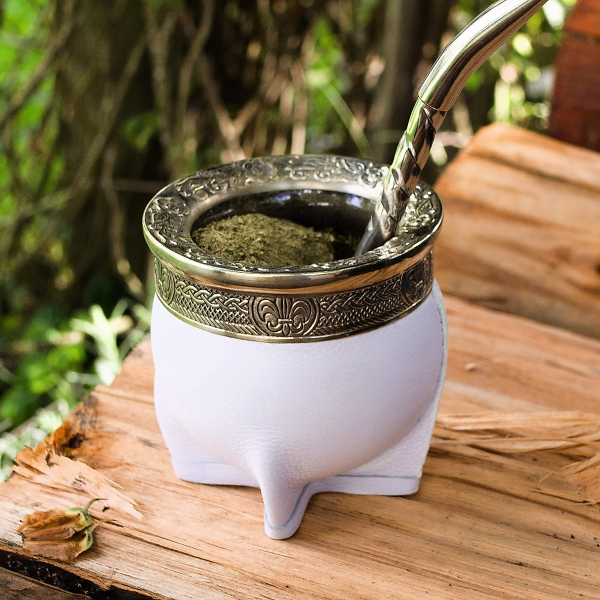 TheBmate Premium Bombilla Mate (Mate Straw) – Yerba Mate Bombillon Straw - Crafted German Silver (Alpaca) Bombilla Straw - Handmade in Uruguay – Cleaning Brush included