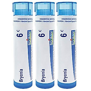 Boiron Bryonia Alba 6c Homeopathic Medicine for Muscle and Joint Pain Improved by Rest - Pack of 3 (240 Pellets)