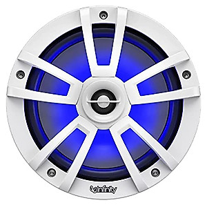 Infinity Mobile Marine Performance Series 8" 2 way speaker with RGB lighting - White
